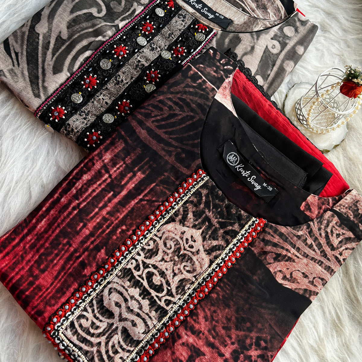 “ANAISHA” Premium Crape Digital Print Suit Set ️ – Kurti Swag