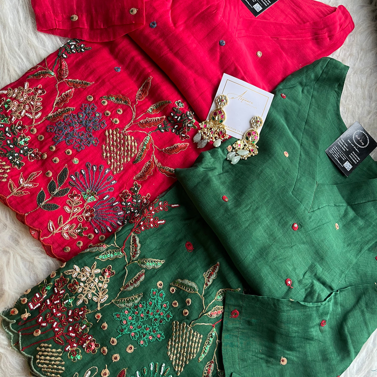 “YALINA” Mul Chanderi Set With divider 💕 – Kurti Swag