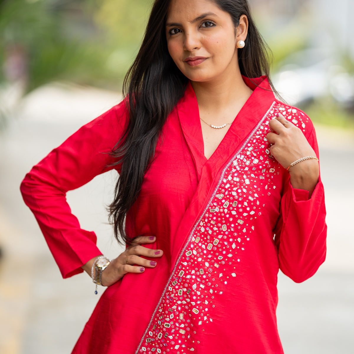“SHAILY” Designer Coord Set ️ – Kurti Swag