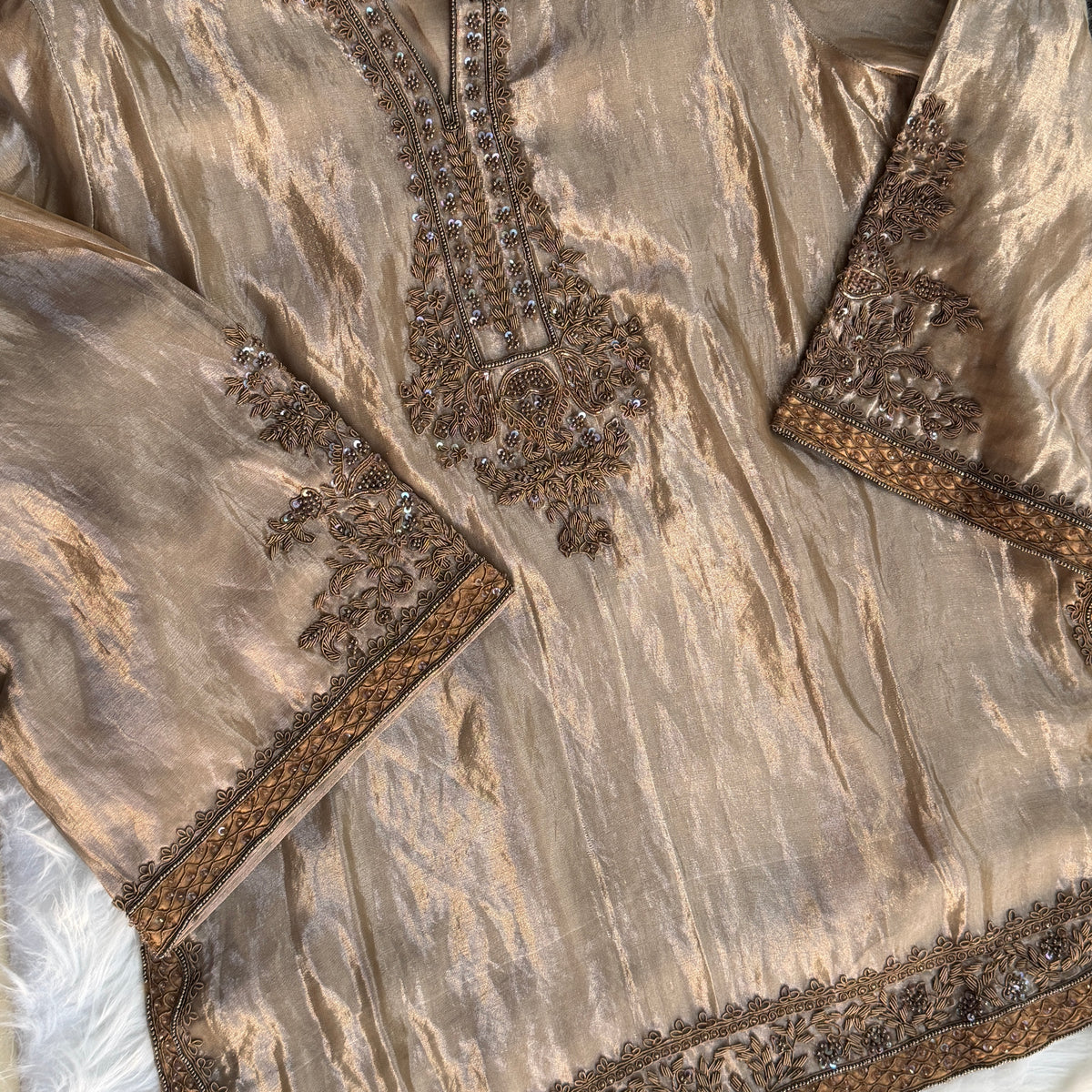 “GOLD SUPREME PURE TISSUE “ – Kurti Swag